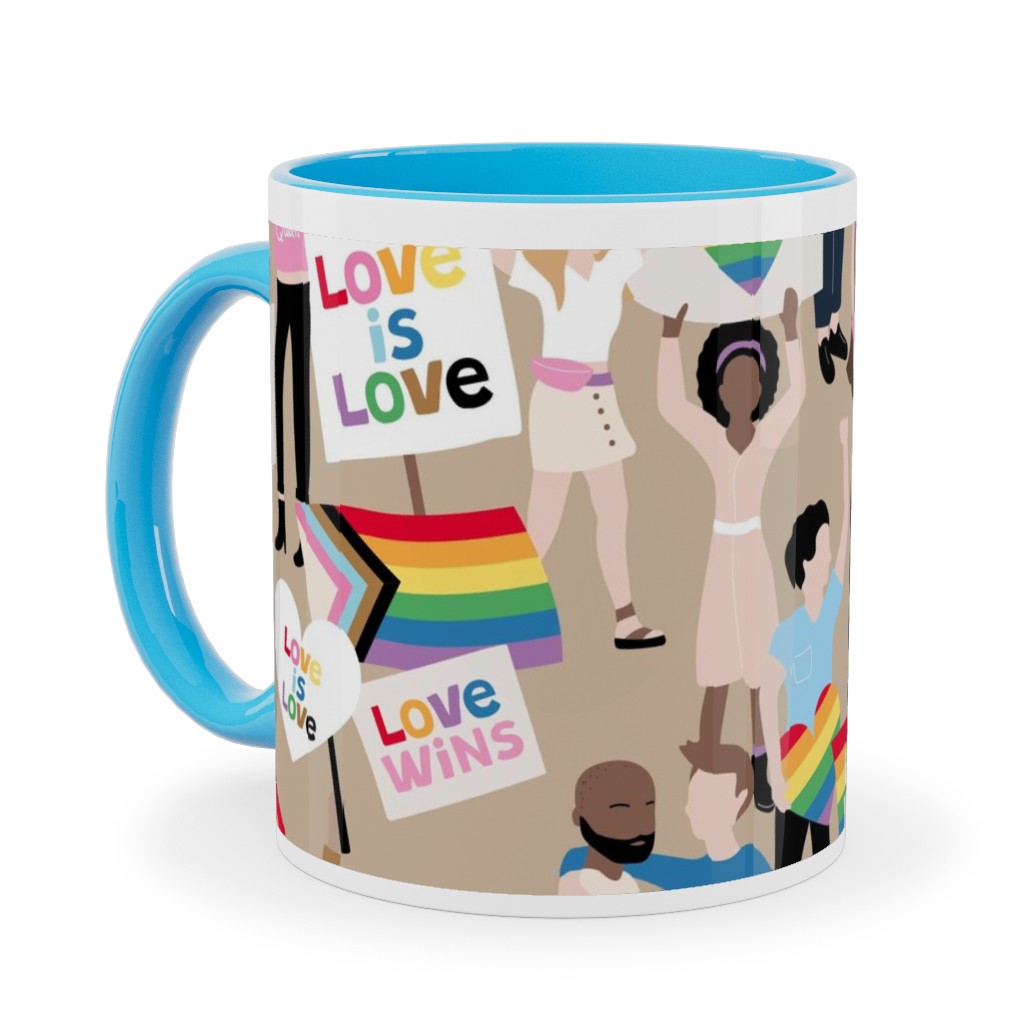 Pride Lgbtq Rainbow Flag Ceramic Mug | Shutterfly