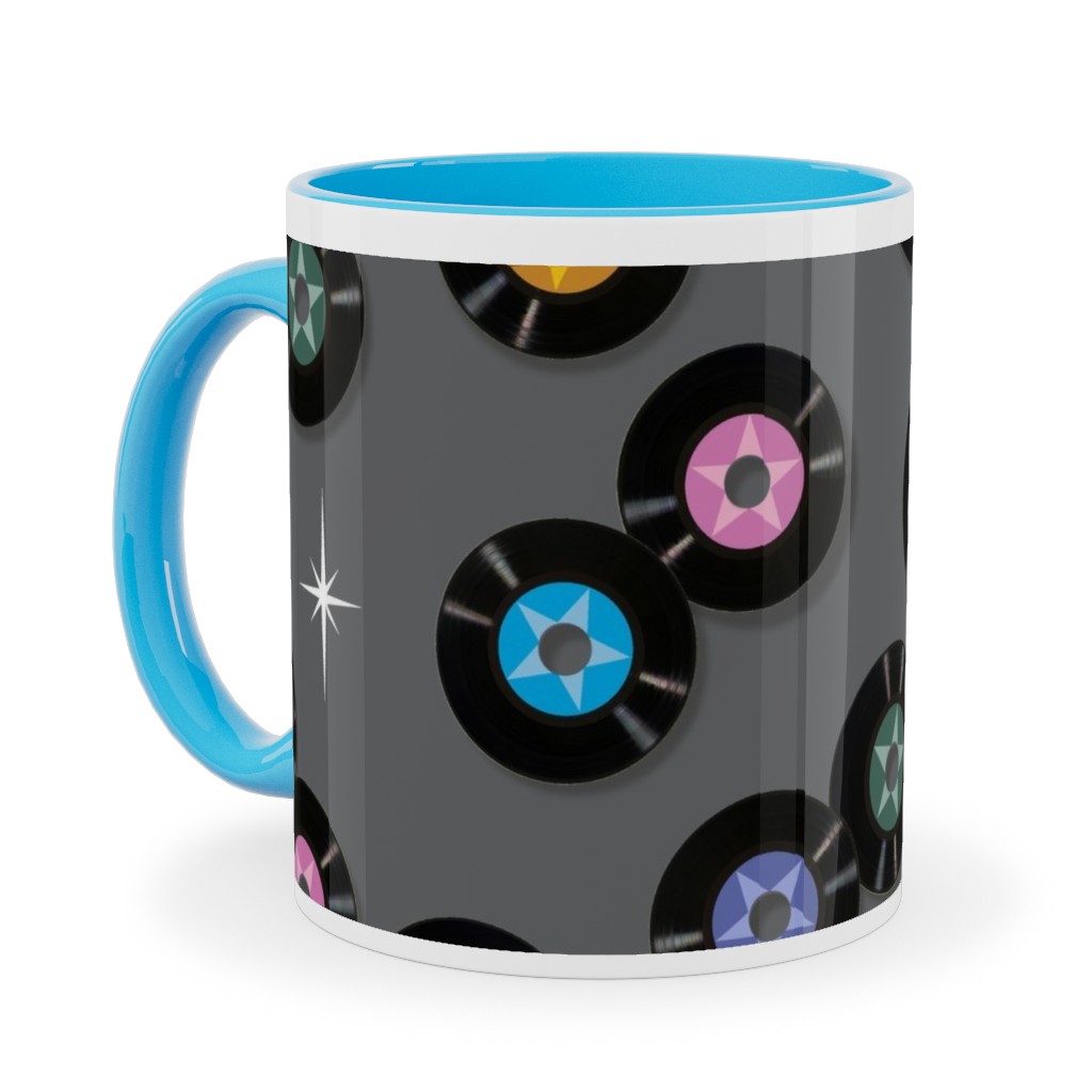 Pop Star Vintage Vinyl Records Ceramic Mug | Shutterfly