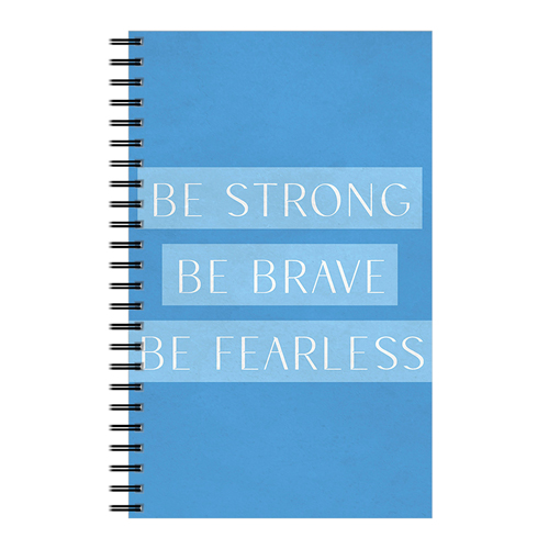 Strong Brave Fearless 5x8 Notebook by Shutterfly | Shutterfly