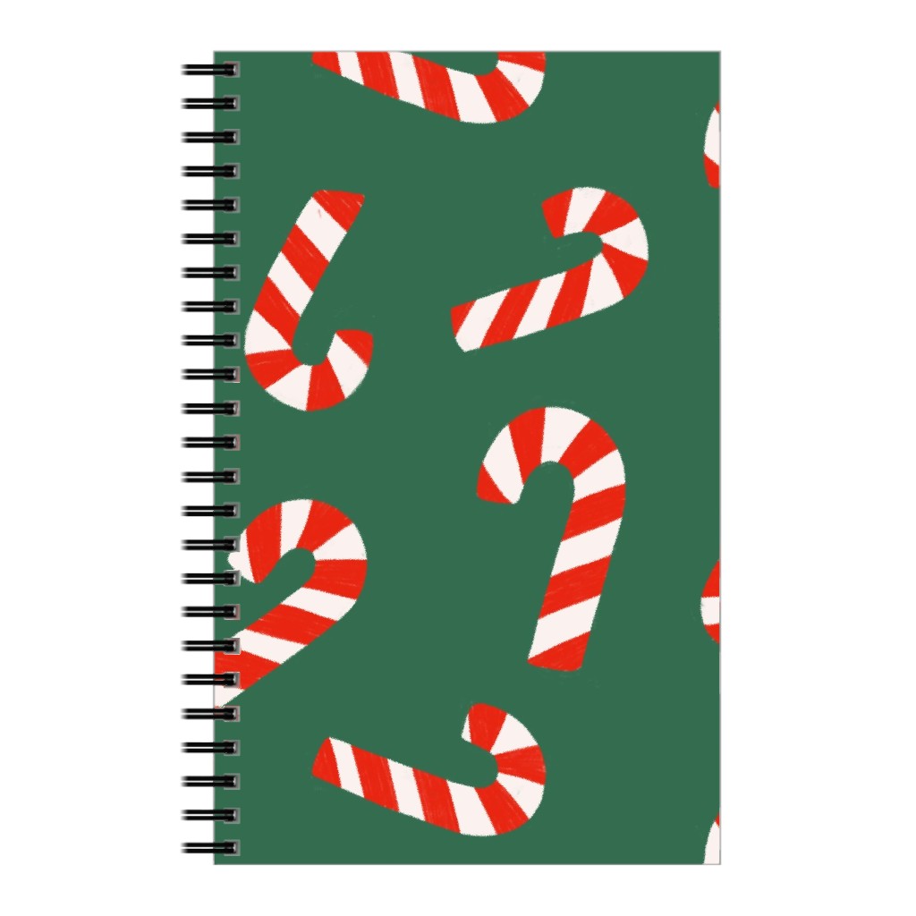 Candy Cane Pattern Notebook | Shutterfly