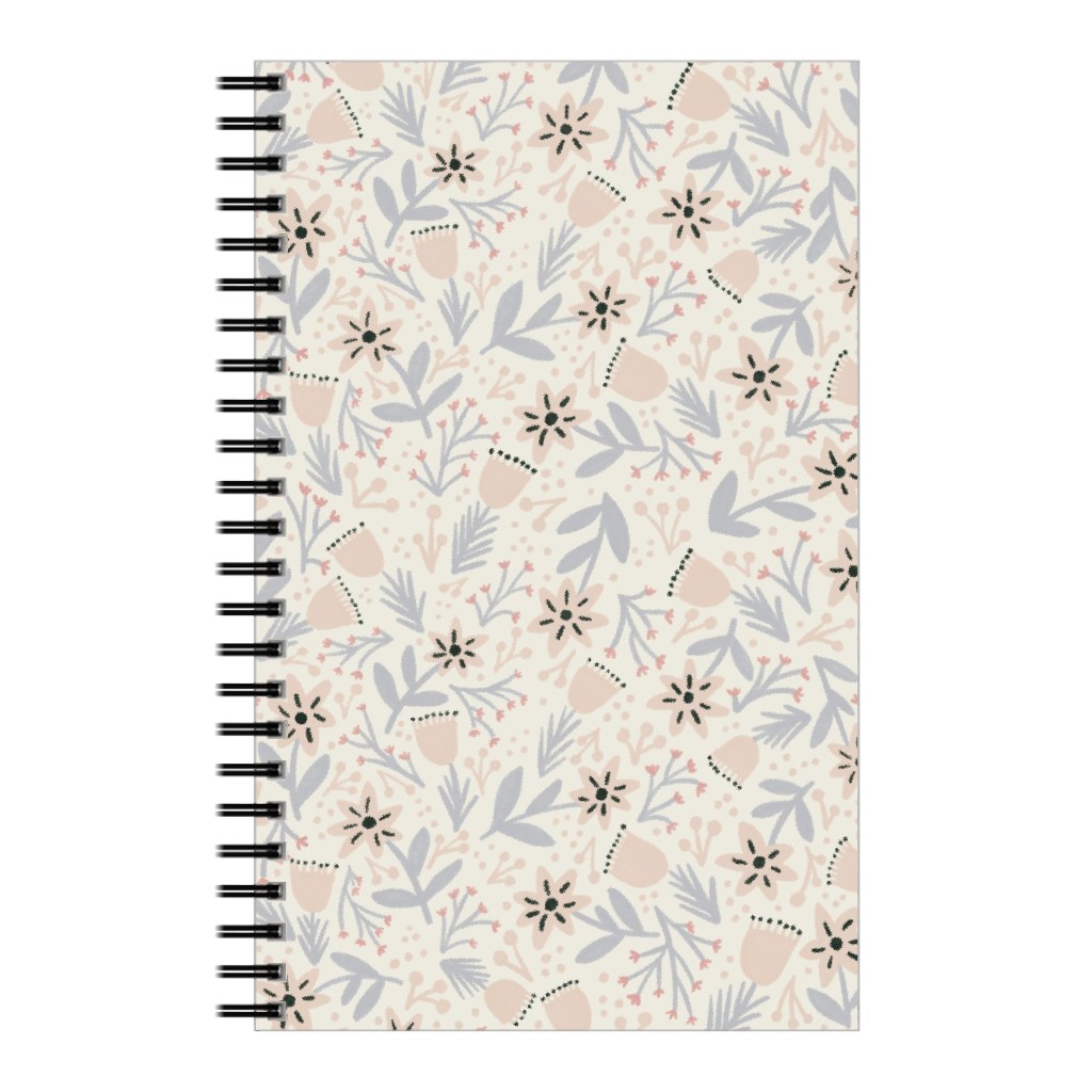 Vintage Flowers - Pastel Pink Notebook | Shutterfly
