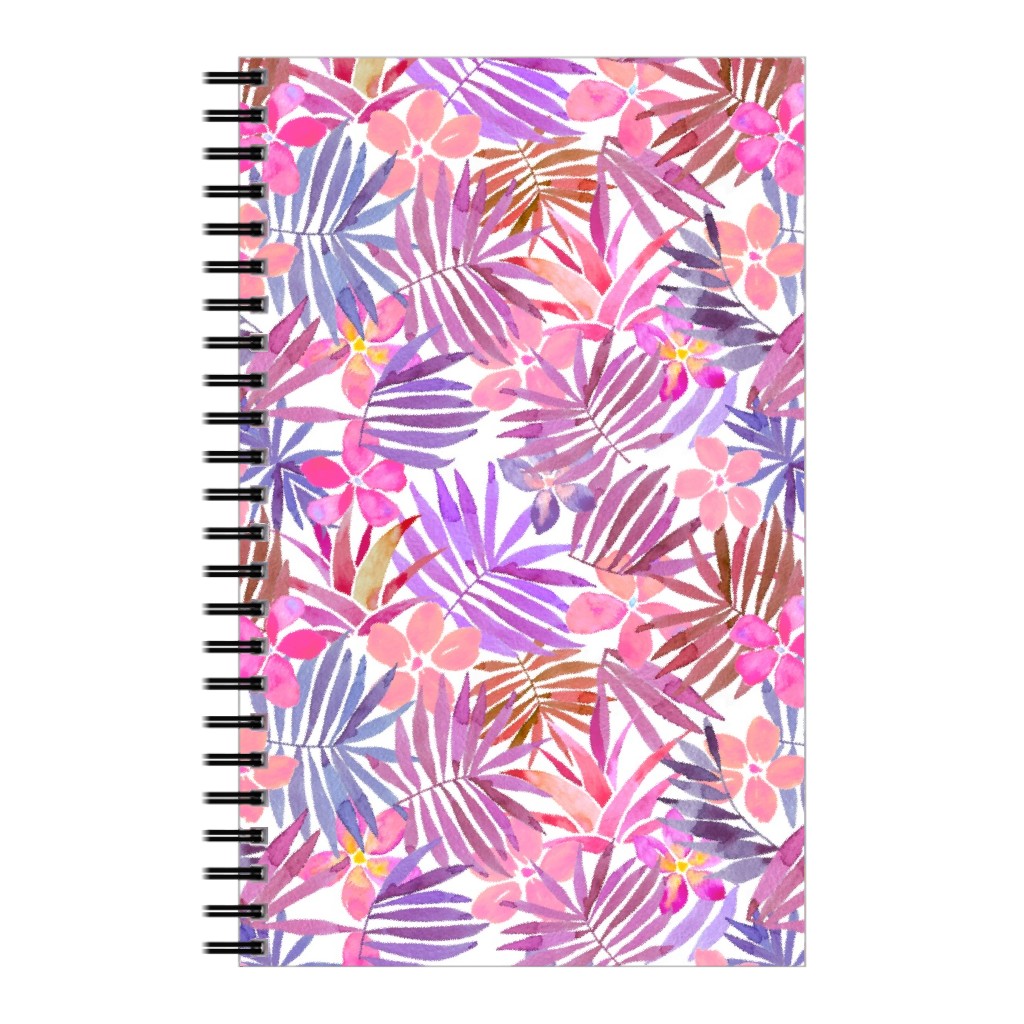 Watercolor Tropical Vibes - Pink Notebook | Shutterfly