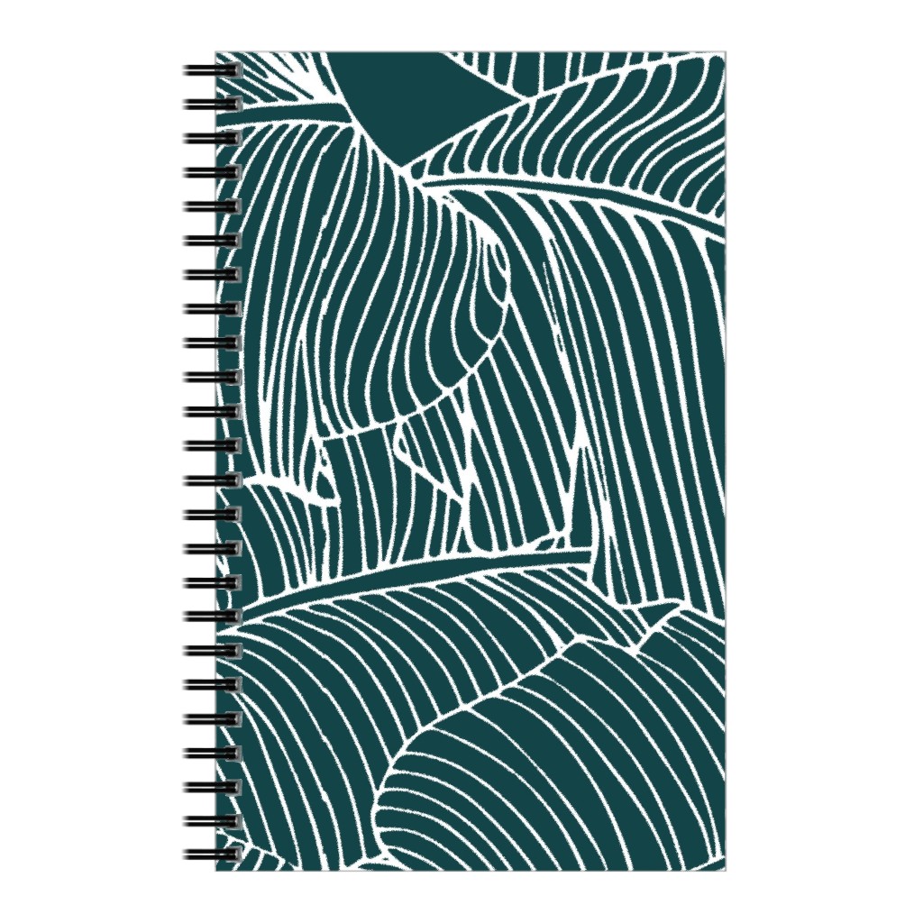 Banana Leaf - Teal Notebook | Shutterfly