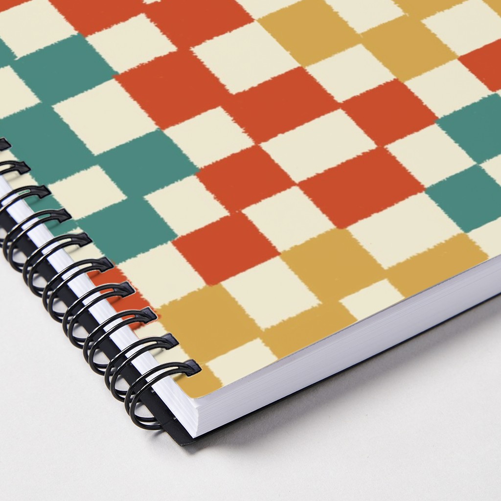Wonky Checkerboard - Multi Notebook | Shutterfly
