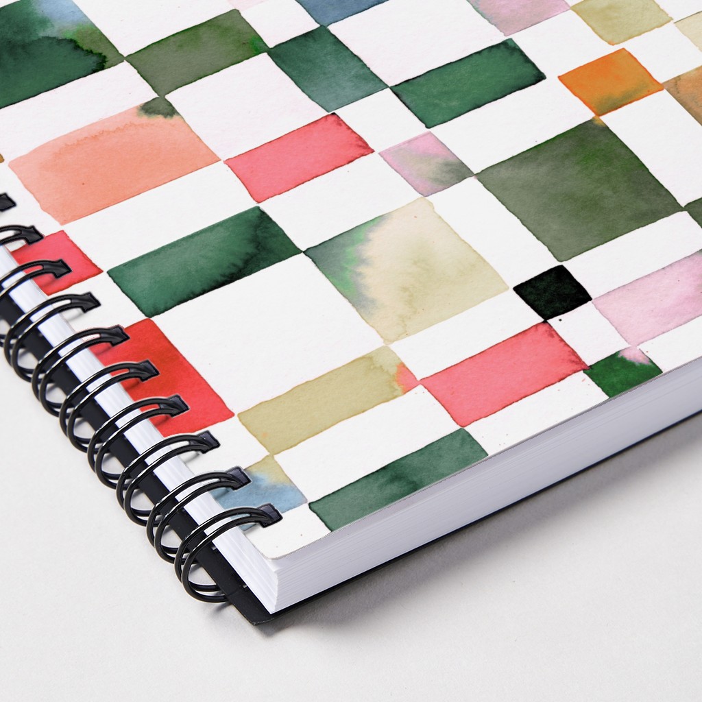 Watercolor Checker - Multi Notebook | Shutterfly