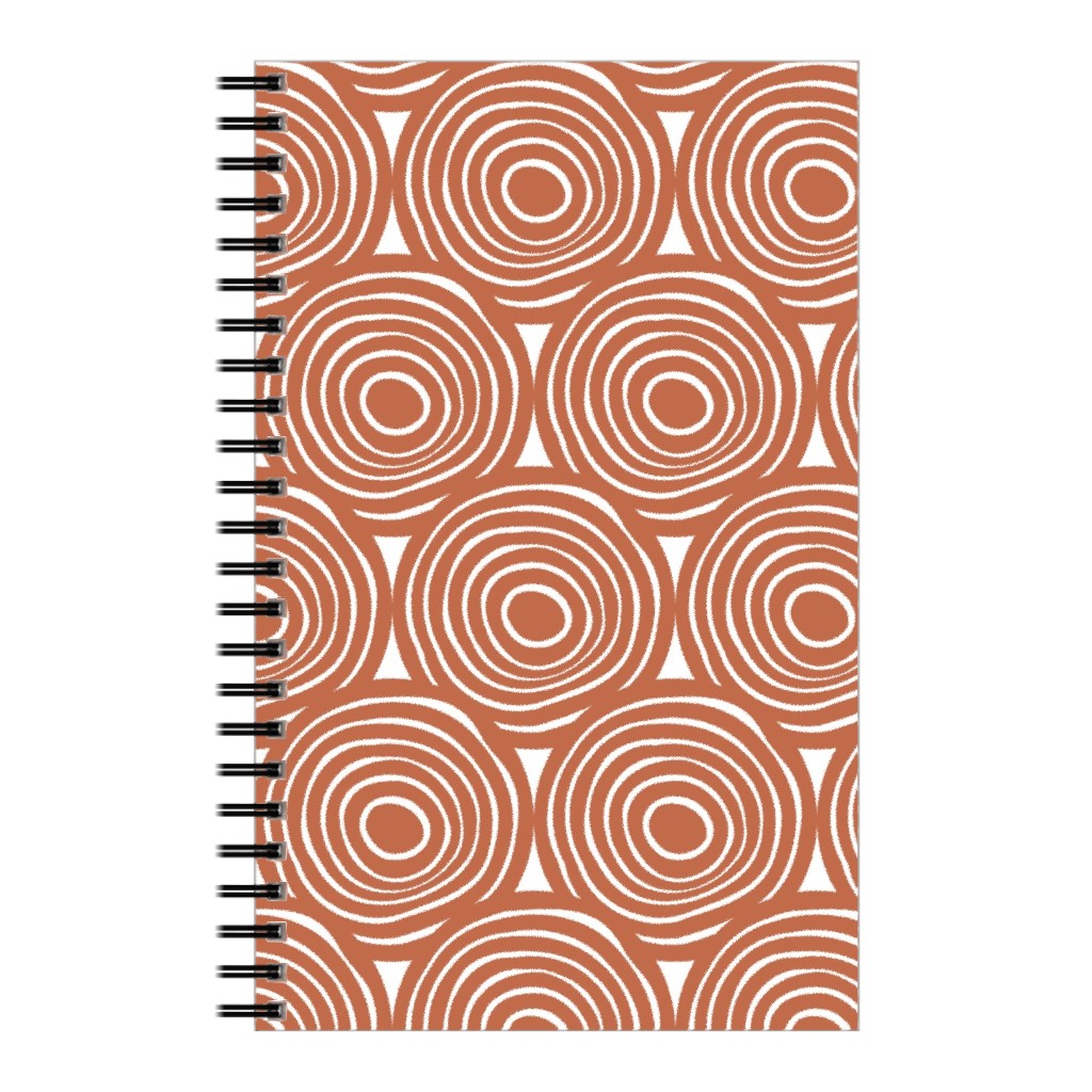 Overlapping Circles - Terracotta Notebook | Shutterfly