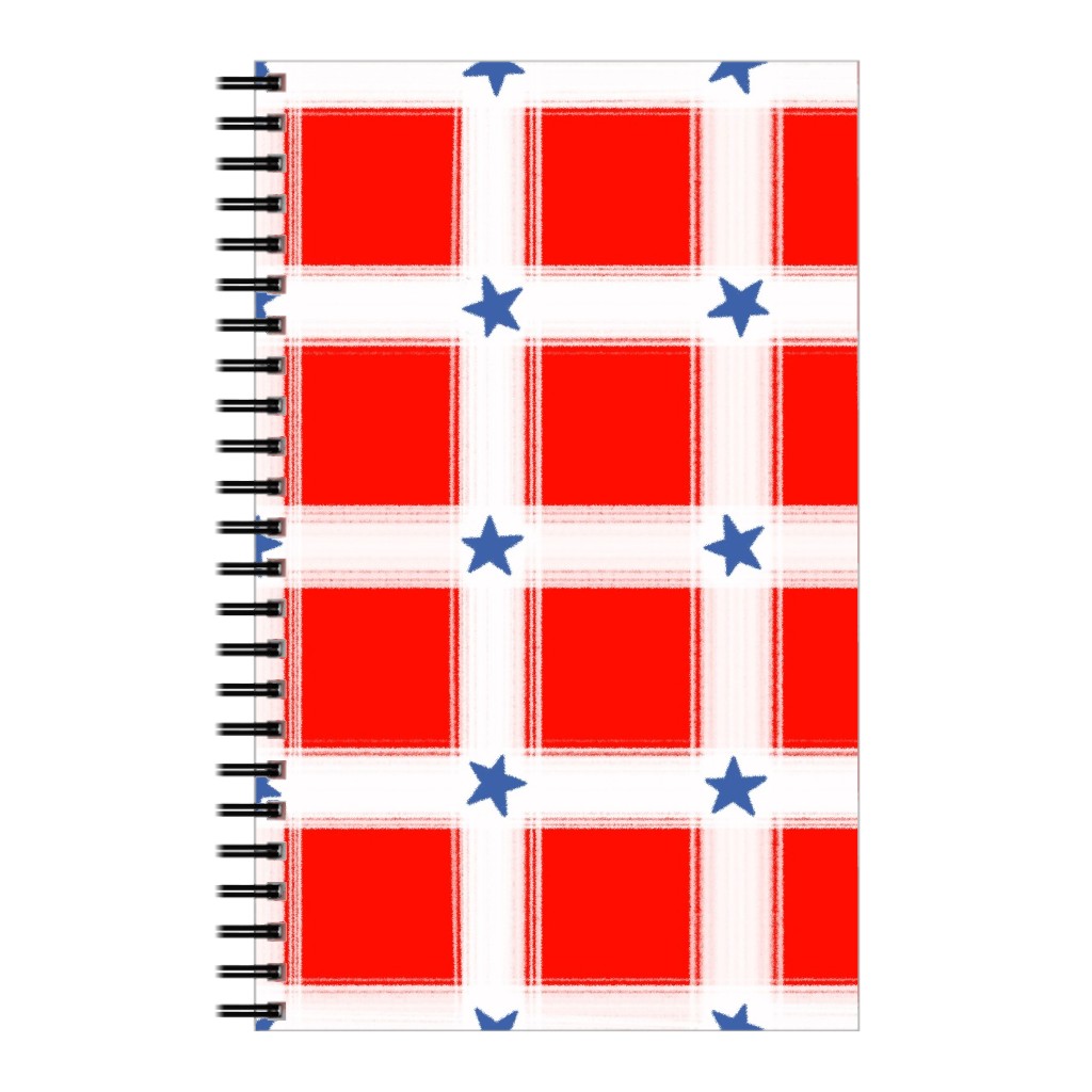 Star Plaid Notebook | Shutterfly