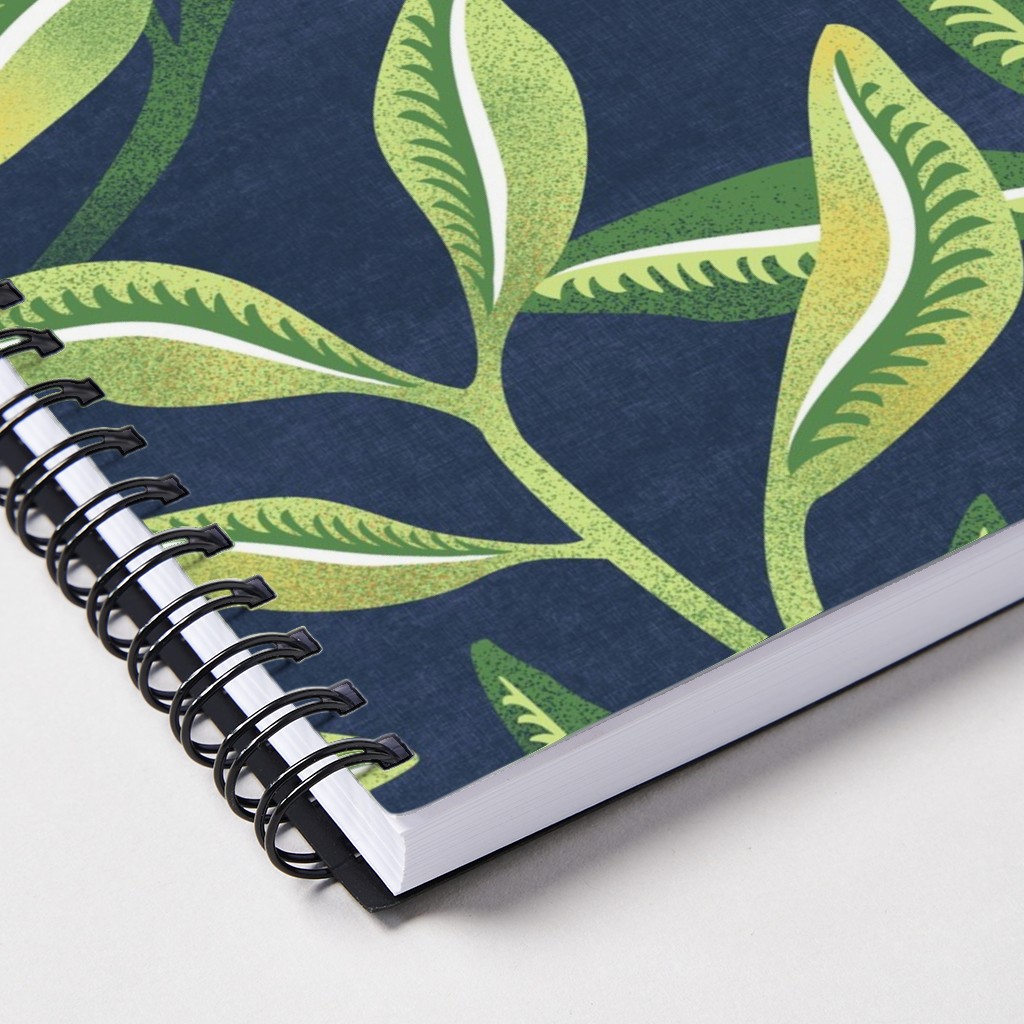 Green Leafy Vines - Blue and Green Notebook | Shutterfly