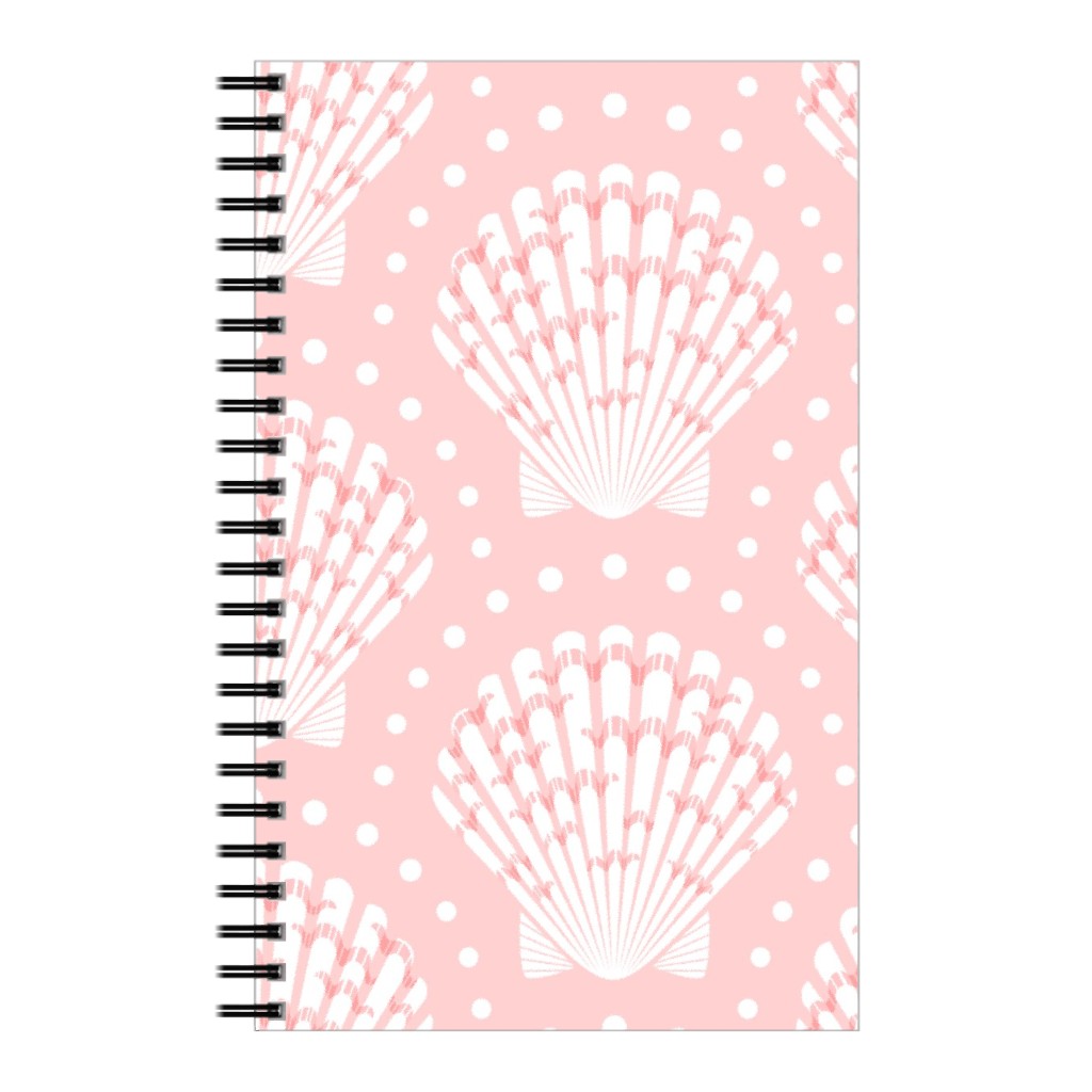 Pretty Scallop Shells - Pink Notebook | Shutterfly