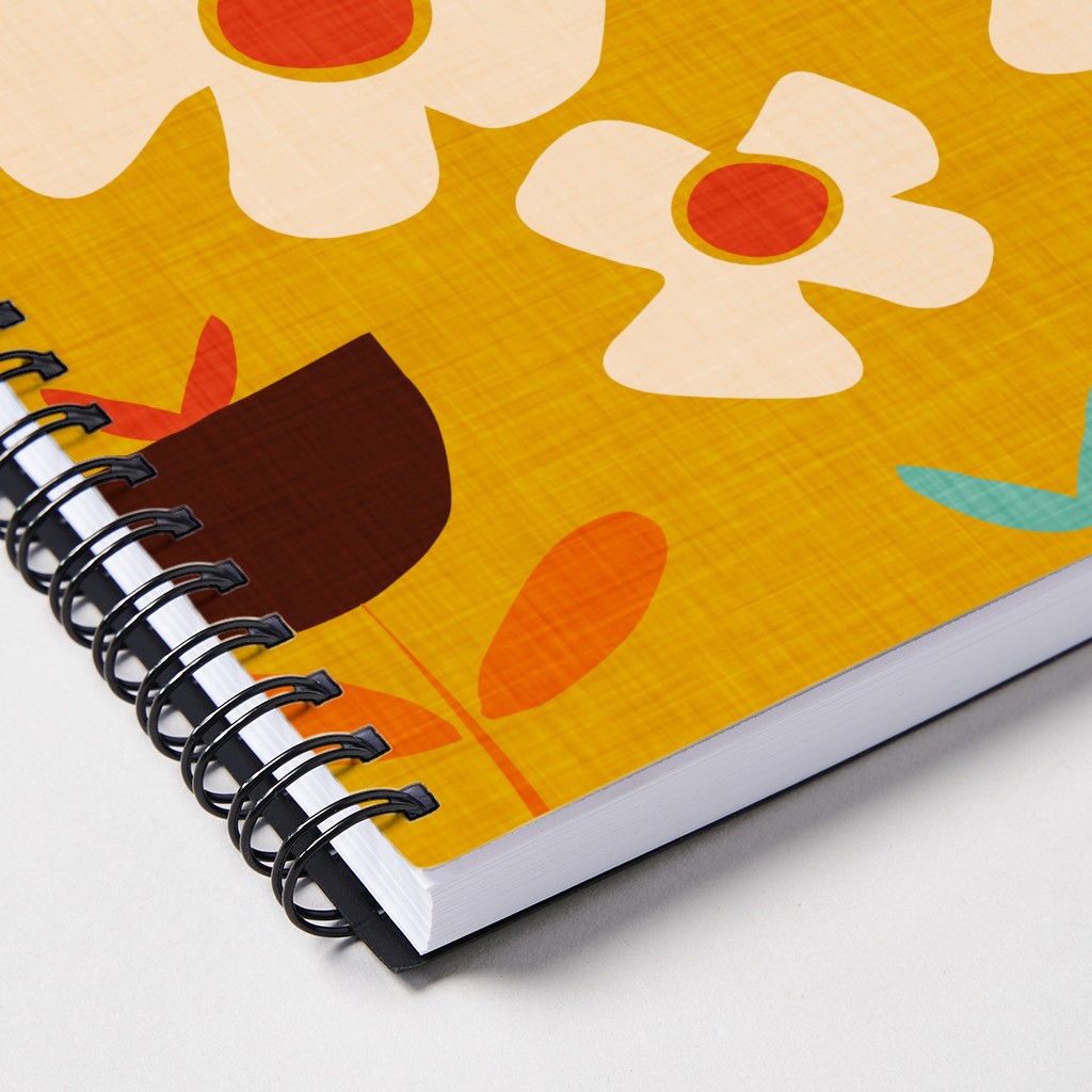 Groovy Flowers Notebook | Shutterfly