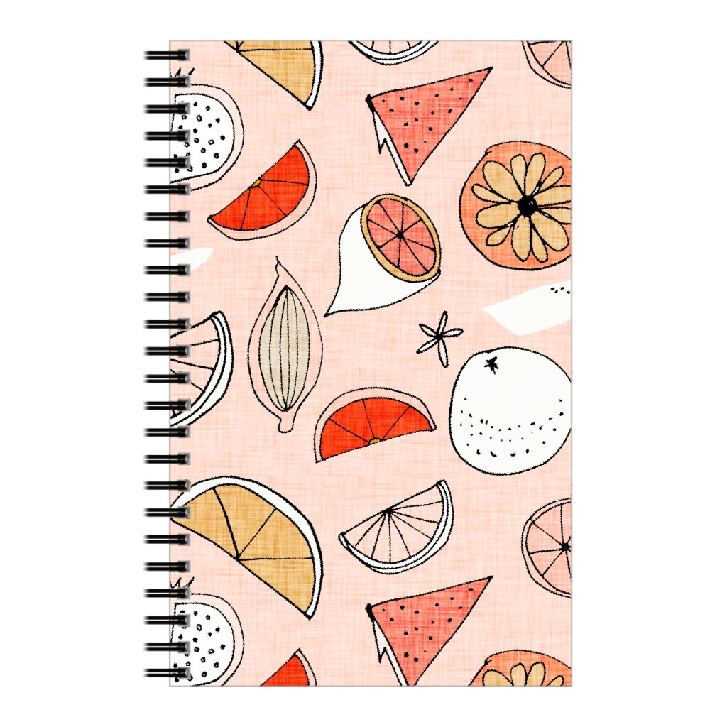 Pop Mod Fruits - Pink Notebook | Shutterfly