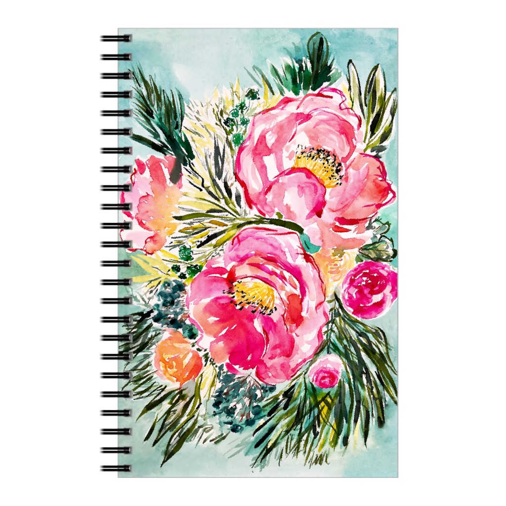 Aria Floral - Pink Notebook | Shutterfly