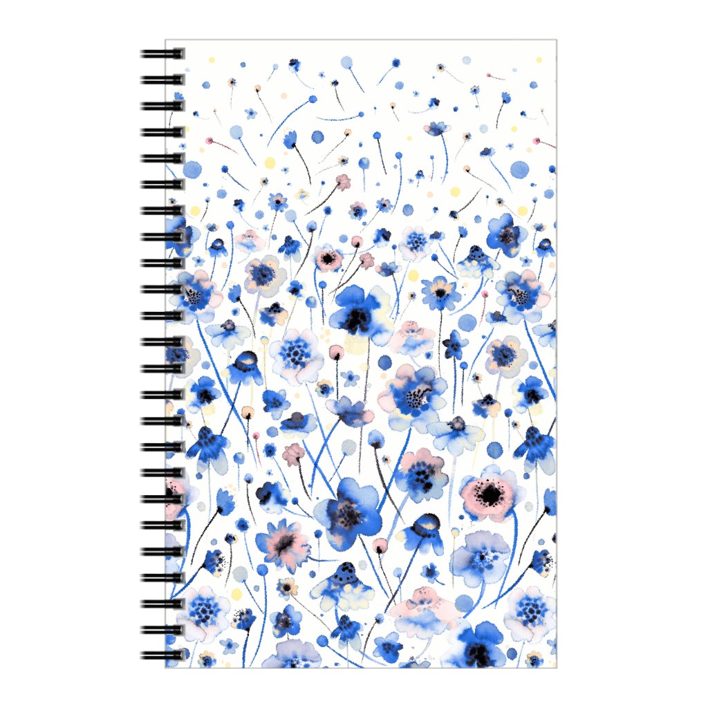 Gradation of Flowers - Blue Notebook | Shutterfly