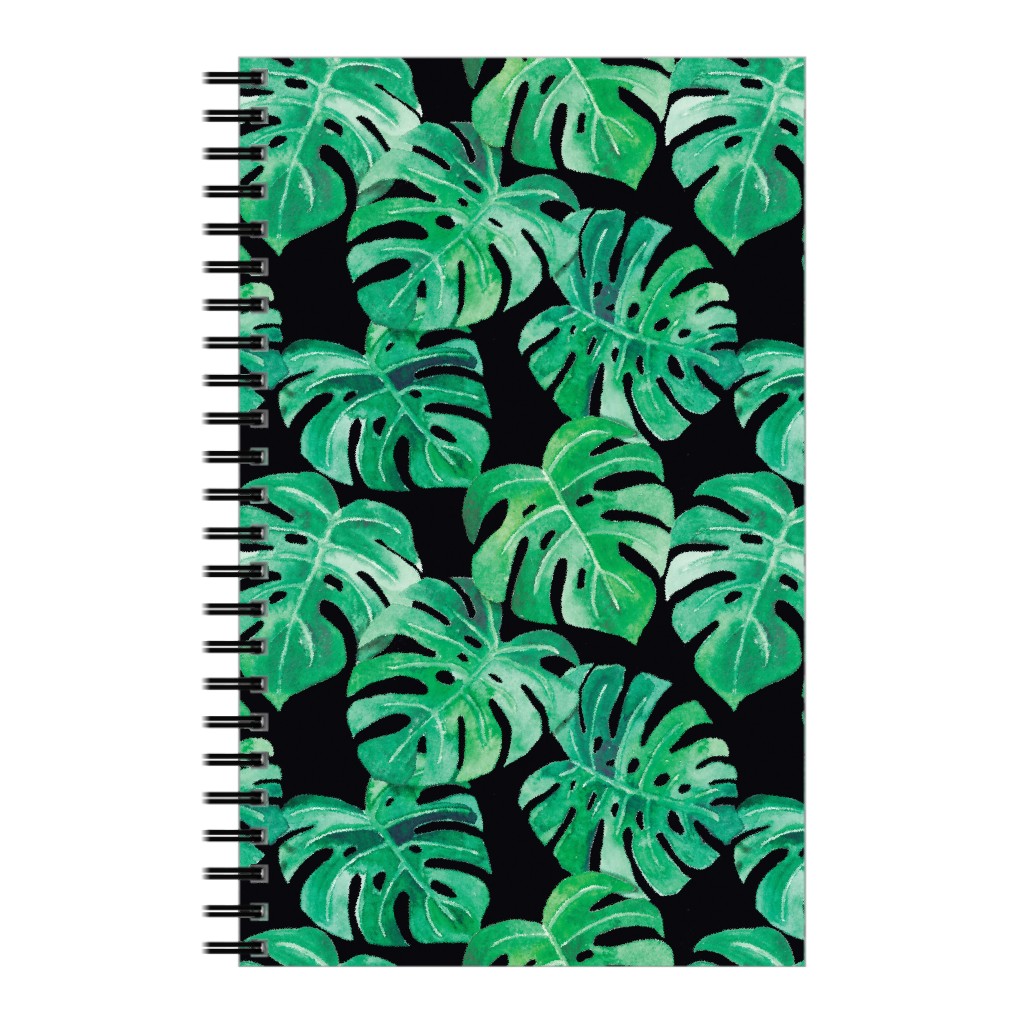 Botanical Monstera Leaves - Earthy Warm Tones Notebook | Shutterfly
