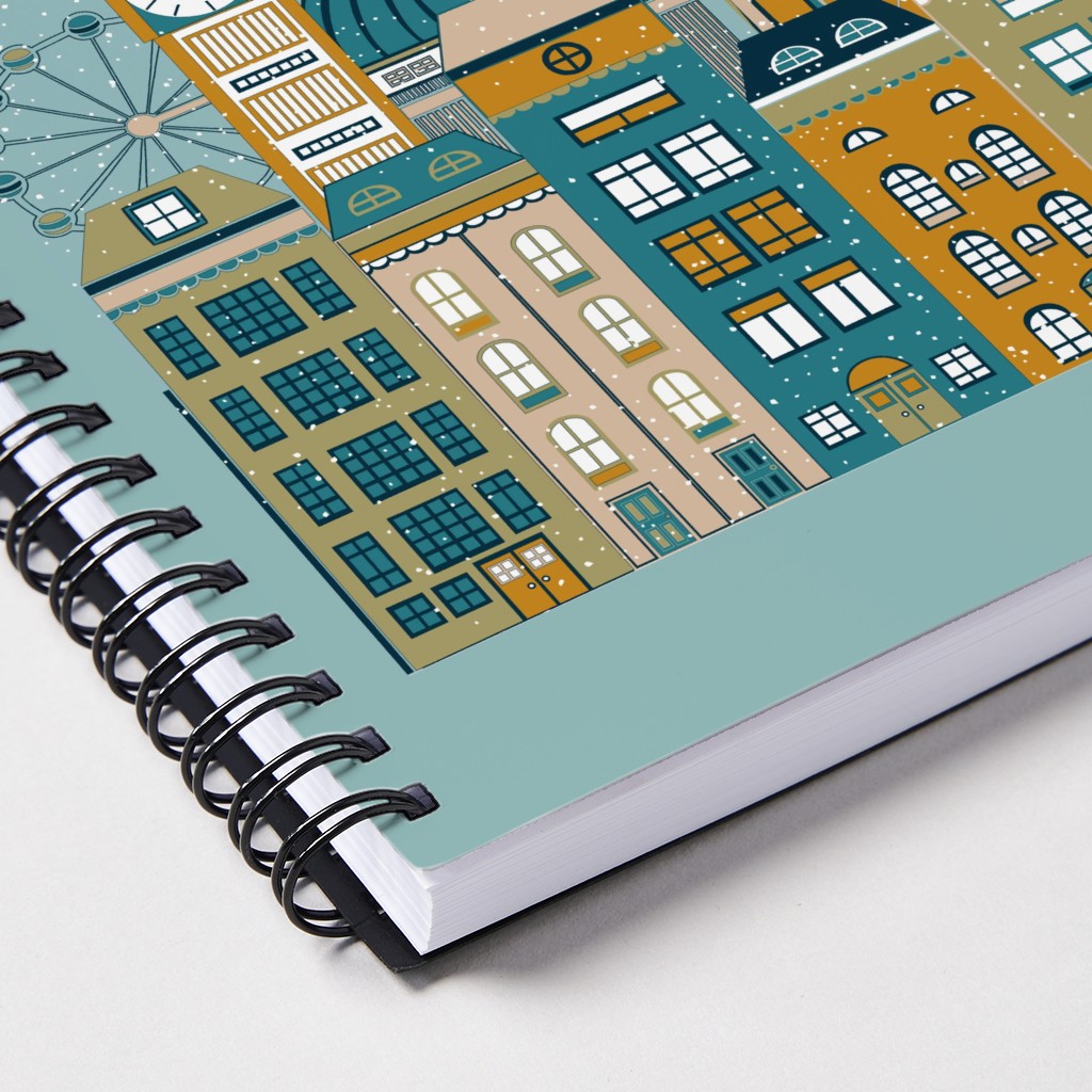 Pretty London Skyline Notebook | Shutterfly