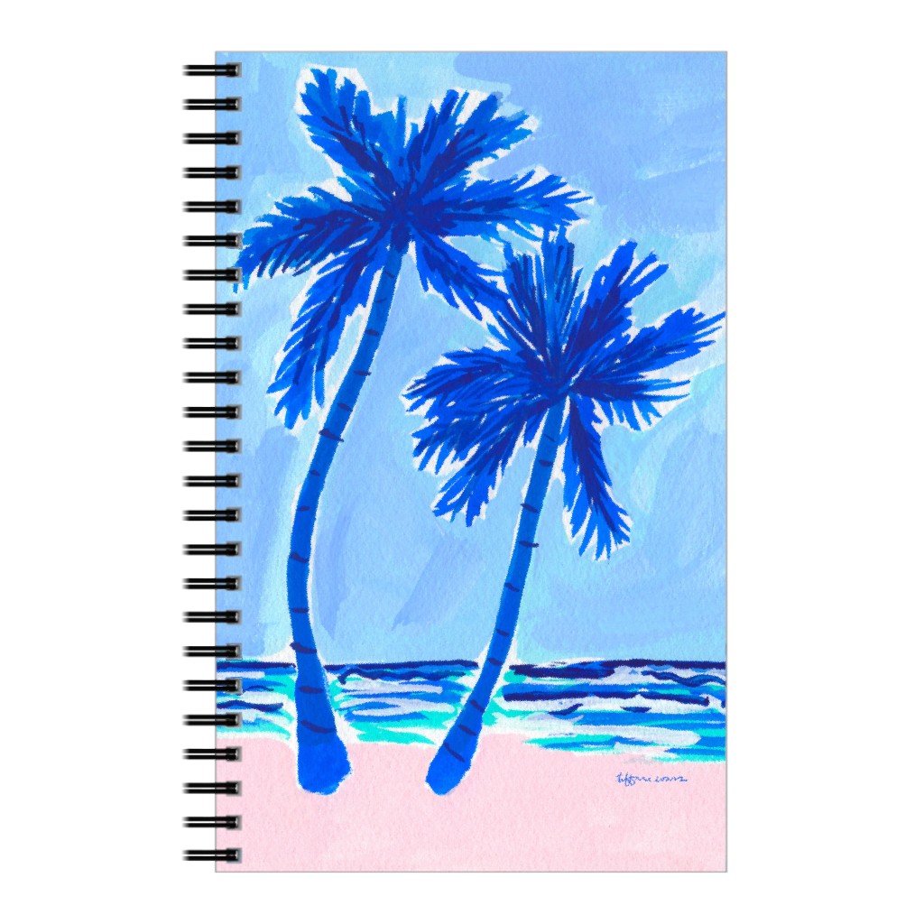 Palm Beach Vibes - Blue Notebook | Shutterfly