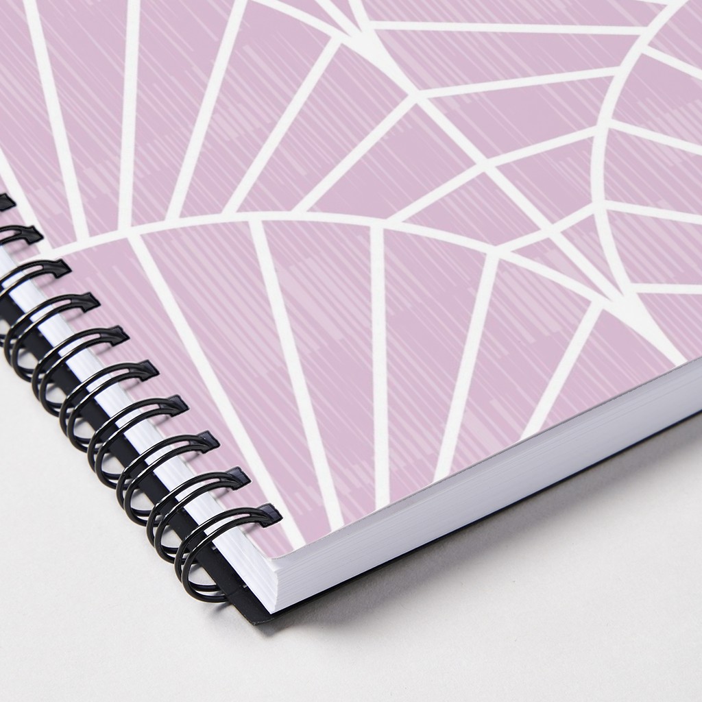Art Deco Fields - Lavender Notebook | Shutterfly