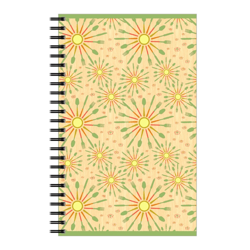 Utensil Stars - Yellow Notebook | Shutterfly