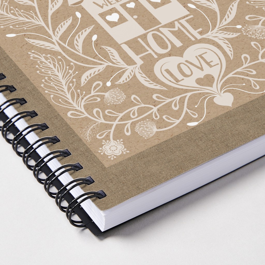 Welcome Home Love - Tan Notebook | Shutterfly