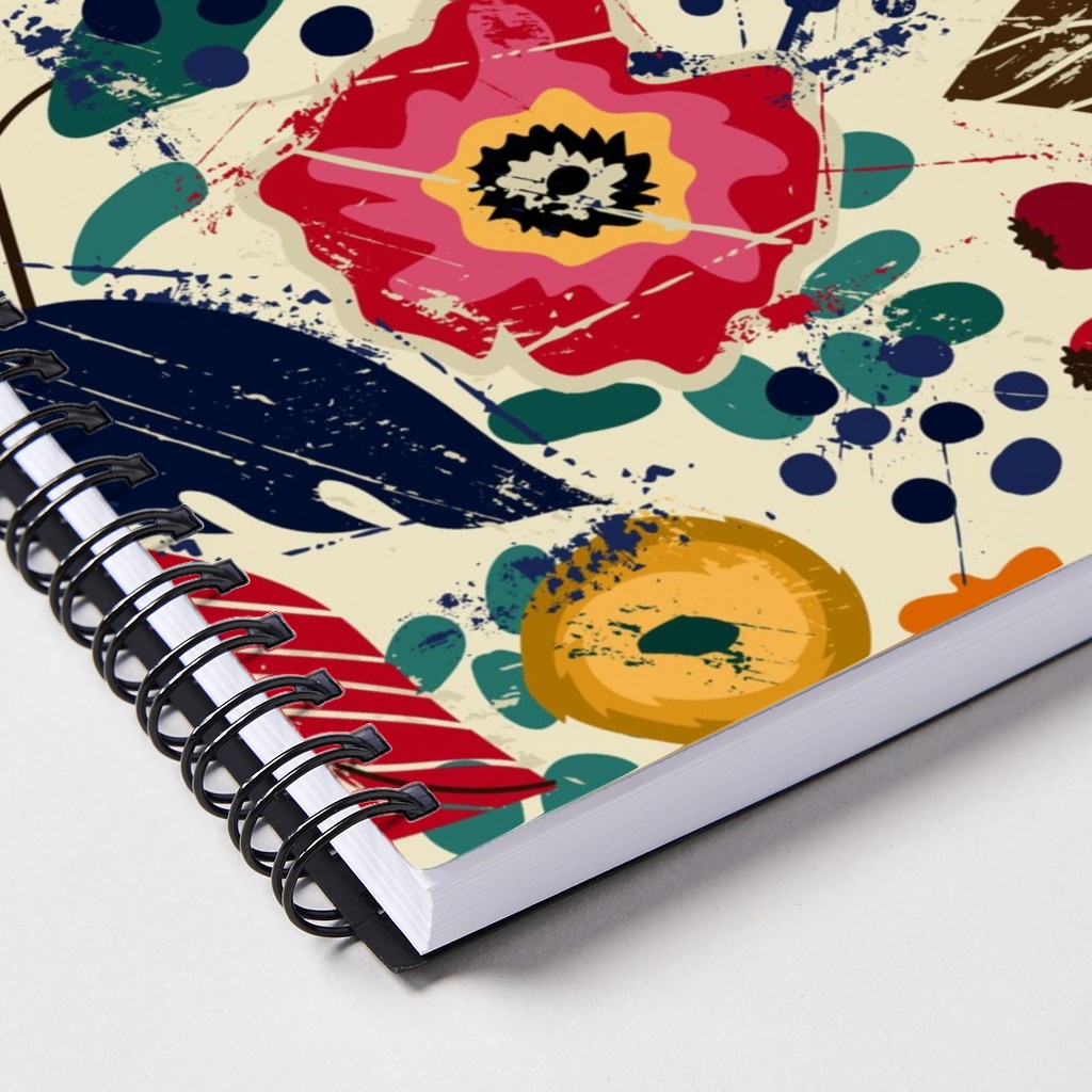 Botanical Block Print Notebook | Shutterfly