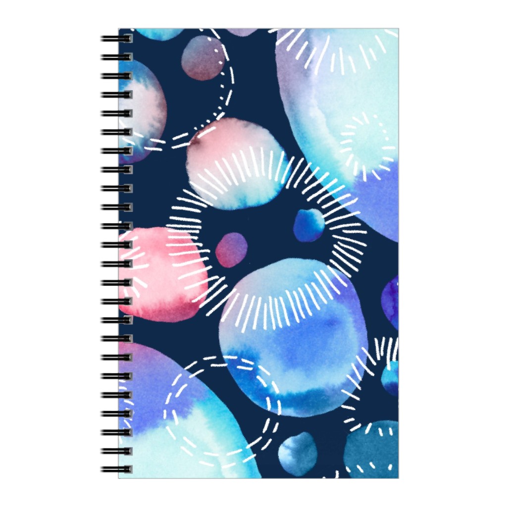 Watercolor Universe - Pink and Blue Notebook | Shutterfly