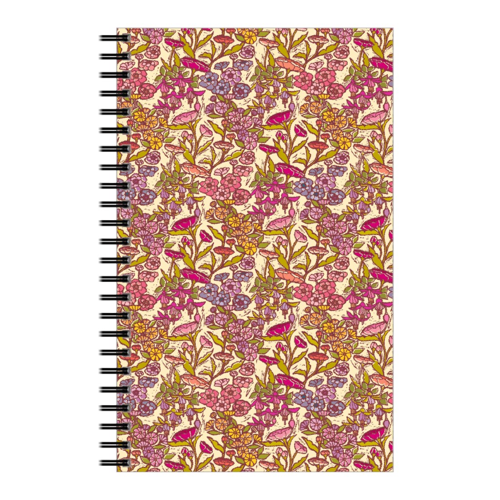 Woodcut Garden - Peach Dream Notebook | Shutterfly
