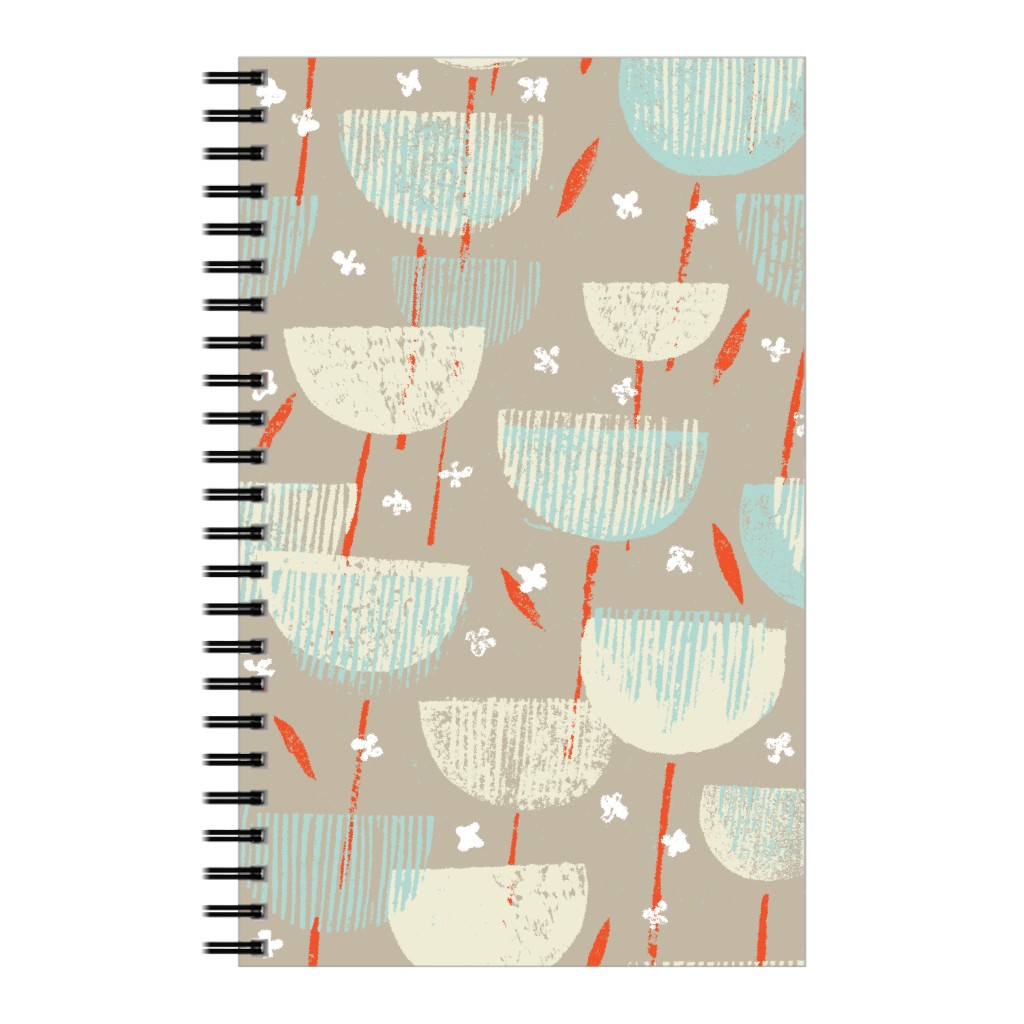 Botanical Block Print - Latte Notebook | Shutterfly