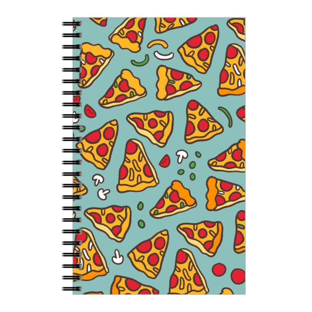 Pizza Pattern Notebook | Shutterfly