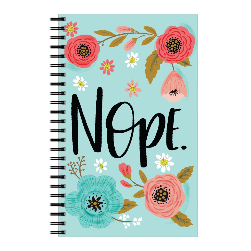Pretty Not so Sweary - Nope Notebook | Shutterfly