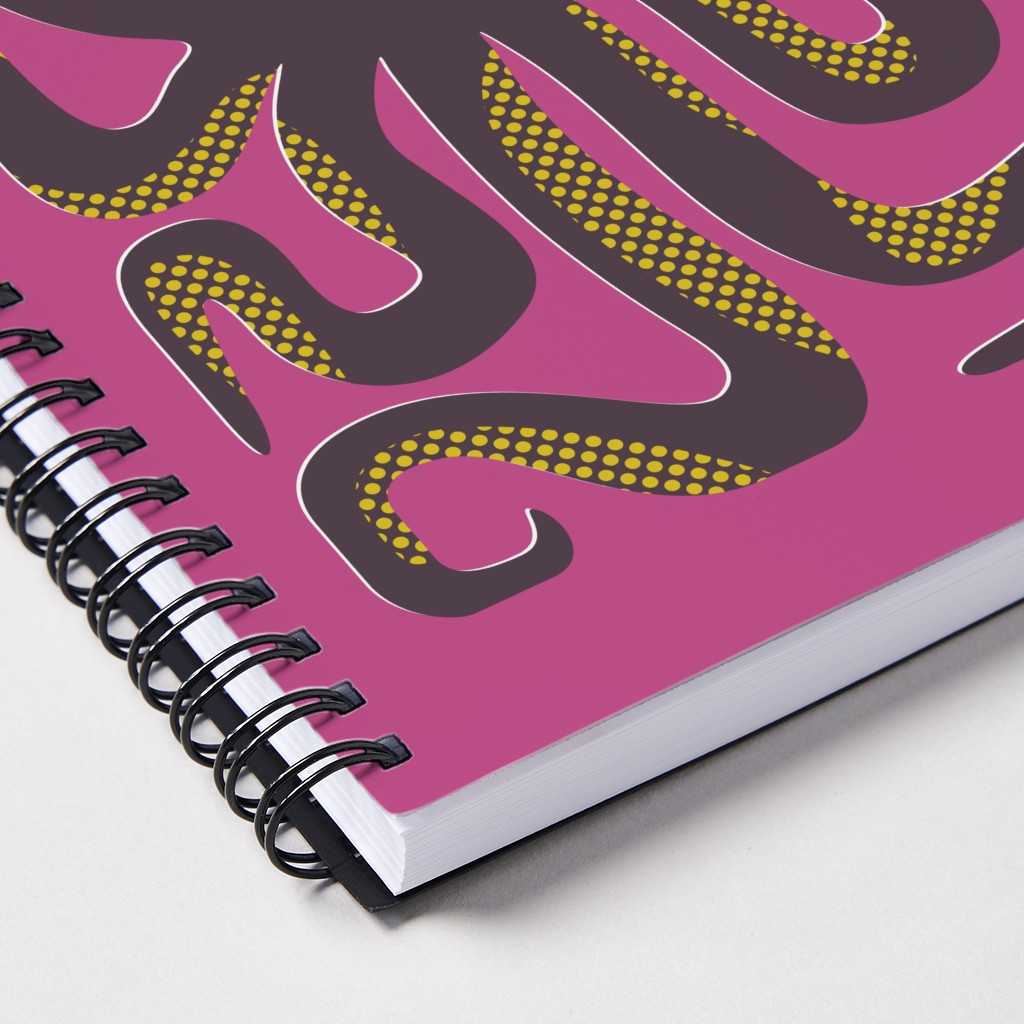 Octopus Box Mime - Pink Notebook | Shutterfly