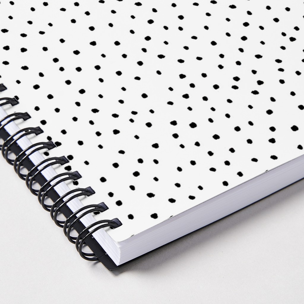 Tiny Dot - Black + White Notebook | Shutterfly