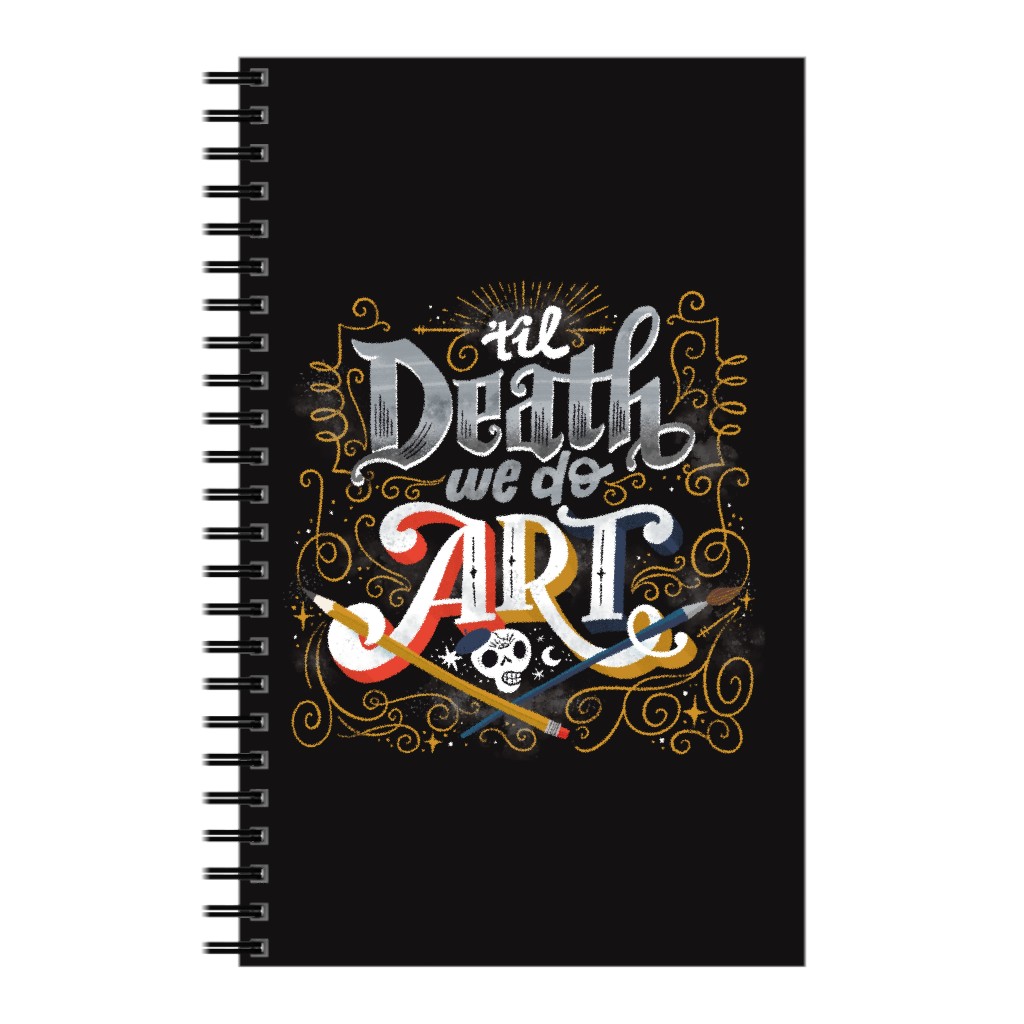 Til Death We Do Art Notebook | Shutterfly