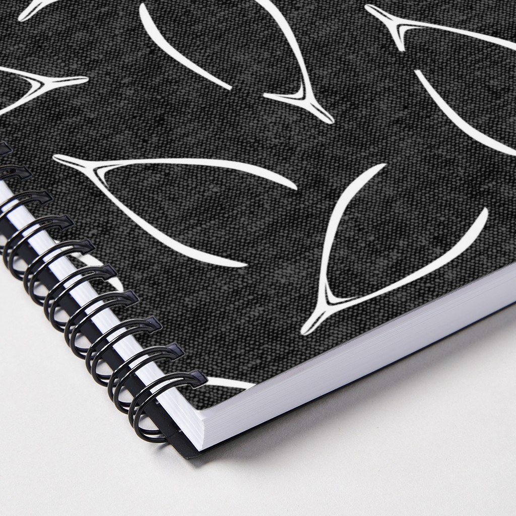 Wishbones - Gray Notebook | Shutterfly