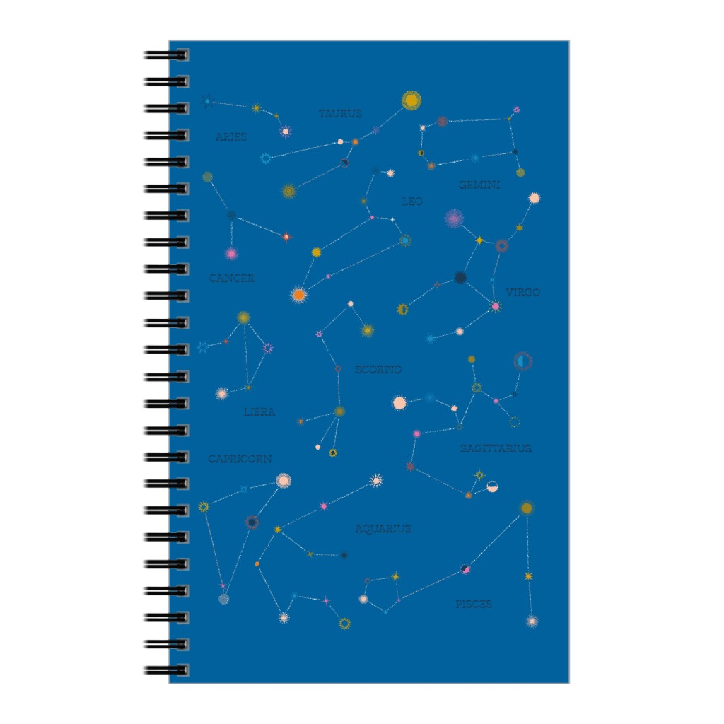 Colorful Constellations - Blue Notebook | Shutterfly