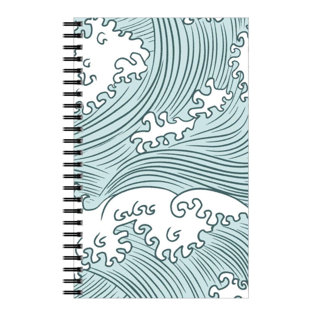 Japanese Waves Notebook | Shutterfly