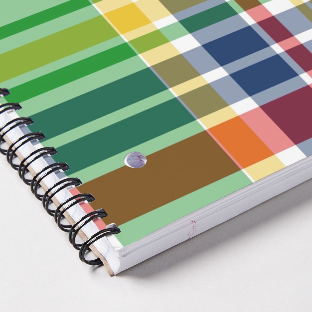Plaid - Multi Bright Notebook | Shutterfly
