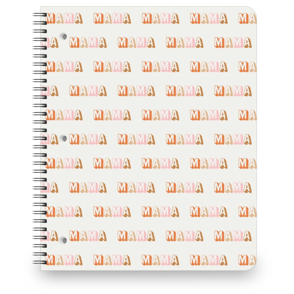 Mama Typography - Neutral Notebook | Shutterfly