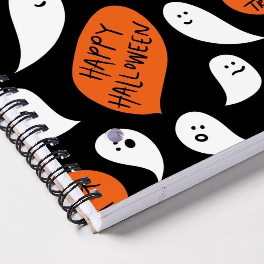 Halloween Ghosts Happy Halloween Notebook | Shutterfly