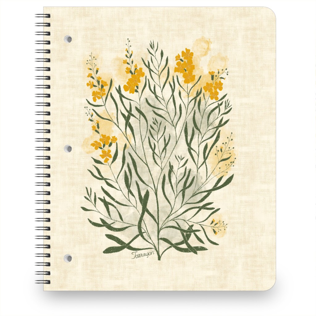 Tarragon - Botanical Illustration Notebook | Shutterfly