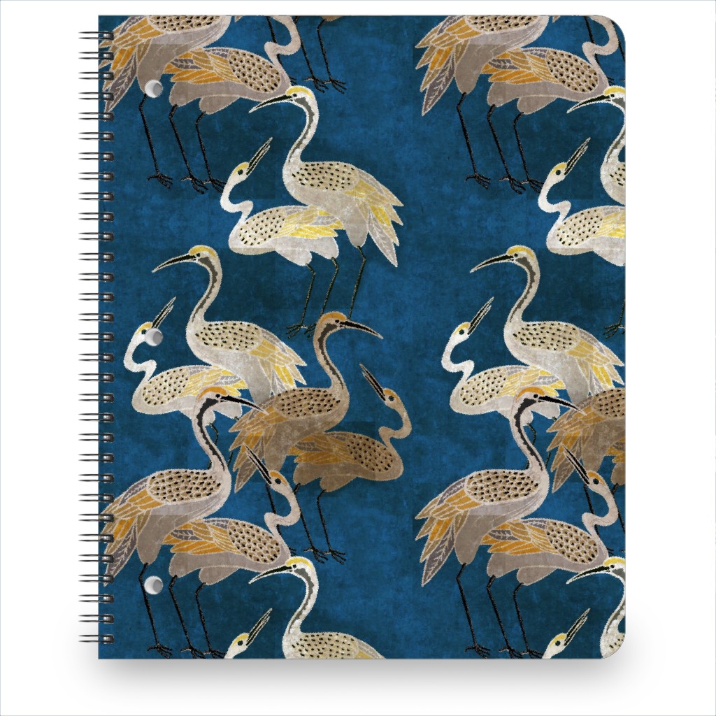 Deco Cranes - Sapphire Notebook | Shutterfly