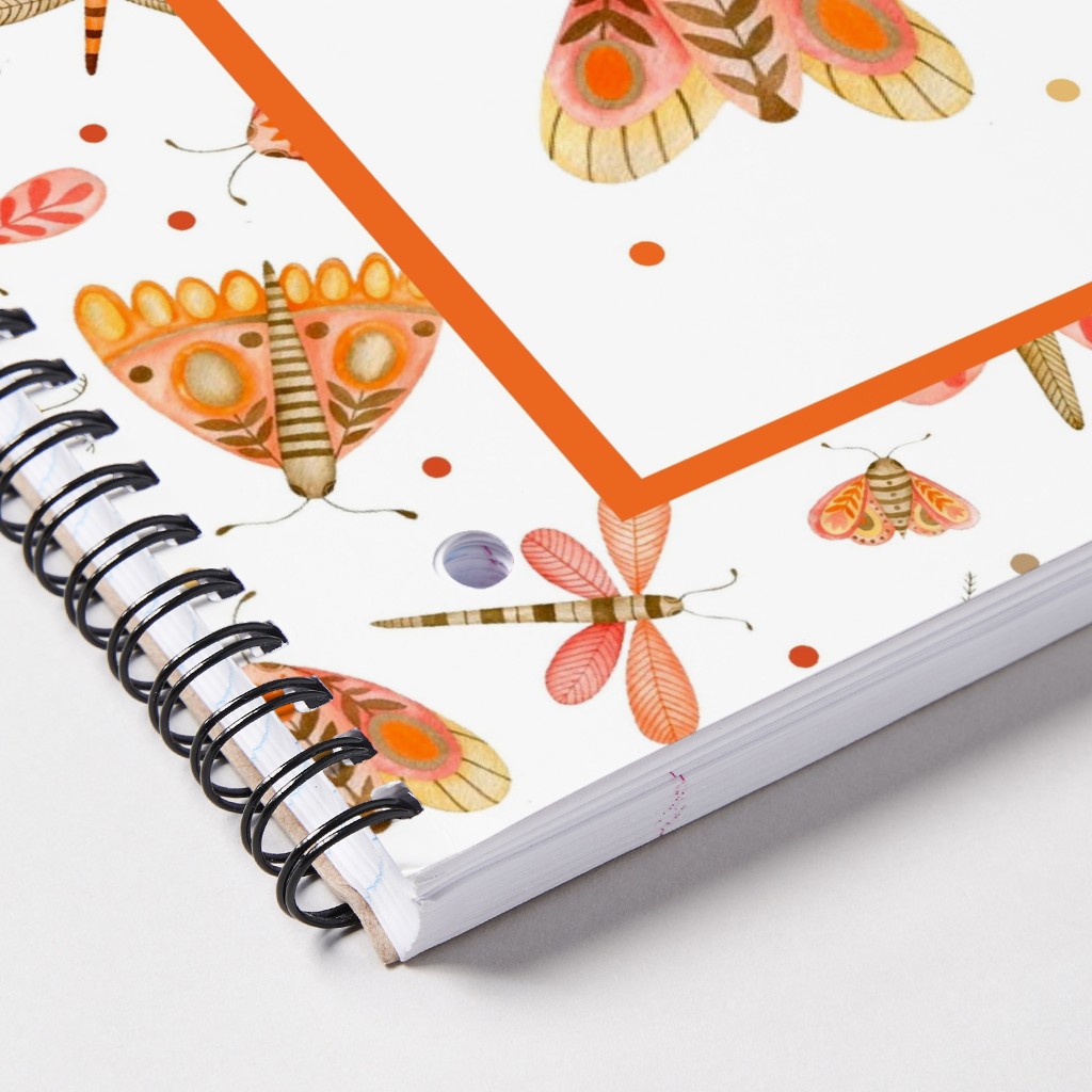 Spread Your Wings, Moth, Dragonfly, Butterfly & Ladybug Notebook | Shutterfly