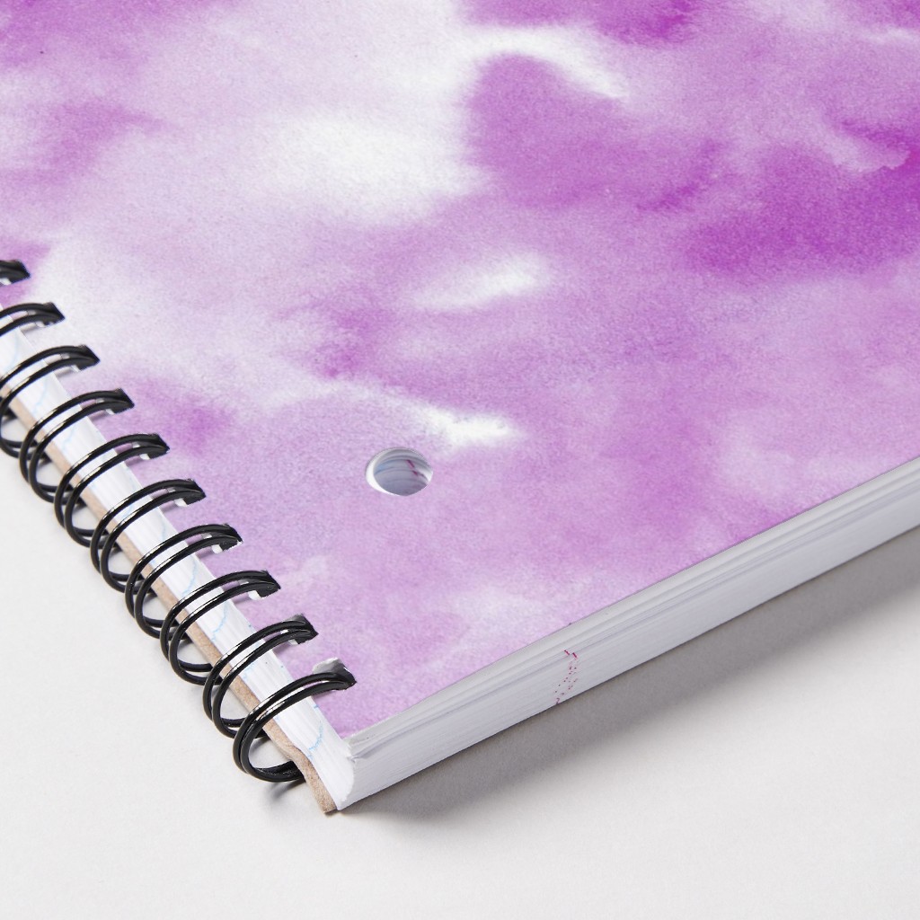 Watercolor Texture - Purple Notebook | Shutterfly