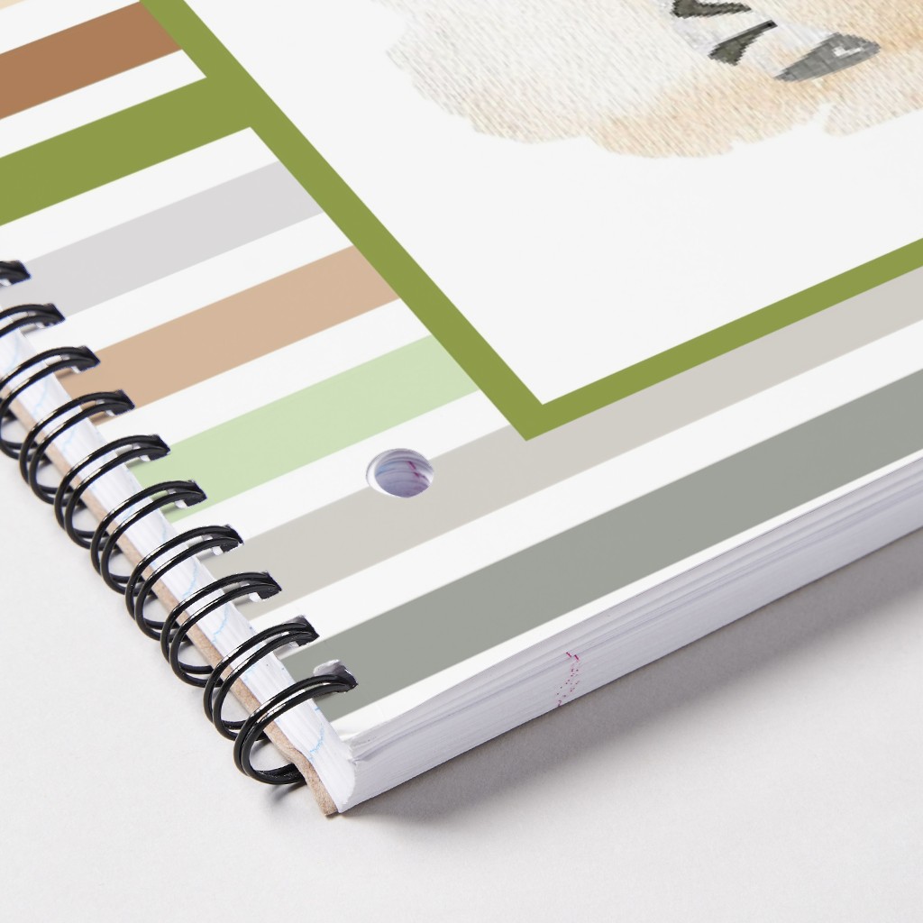 Jungle Safari Animals and Stripes - Zebra Notebook | Shutterfly