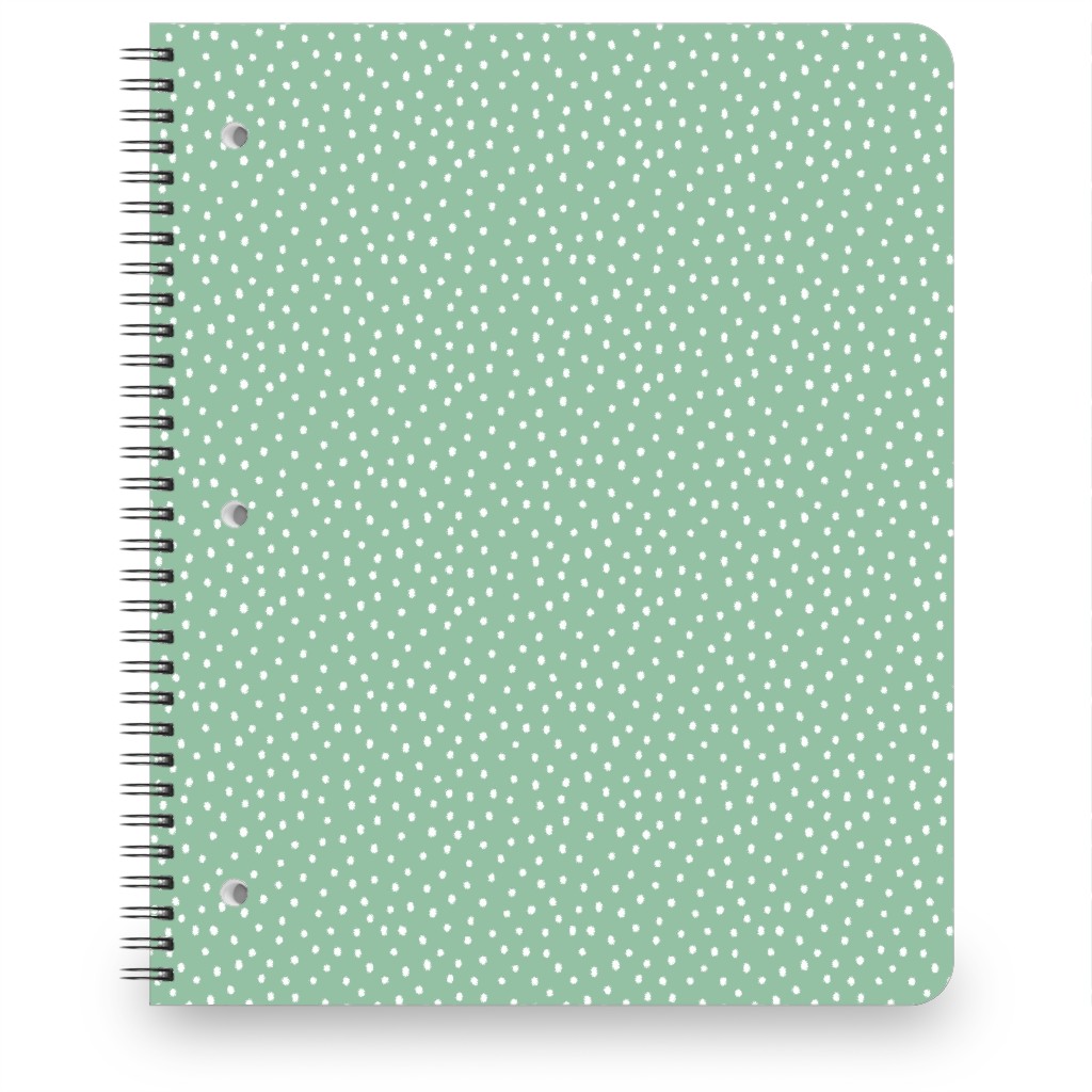 Joyful Bright Dots - Green Notebook | Shutterfly