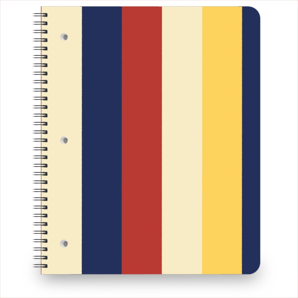 Camping Stripe Vertical - Multi Notebook | Shutterfly