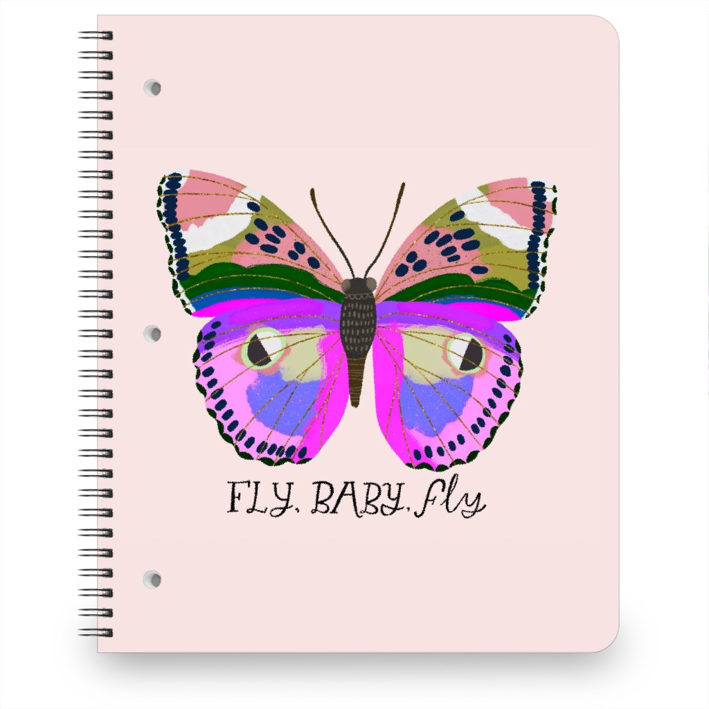 Butterfly Fly Baby Fly - Pink Notebook | Shutterfly