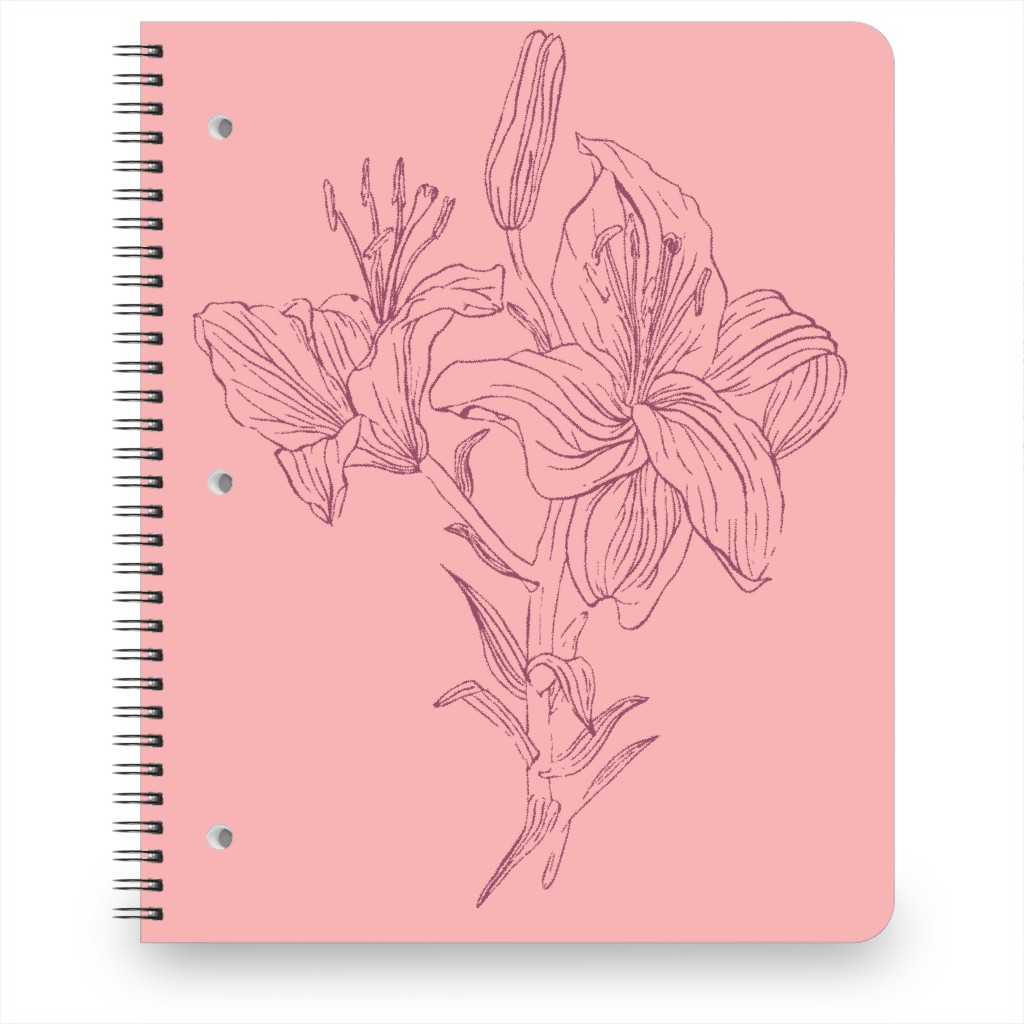 Lily - Pink Notebook | Shutterfly