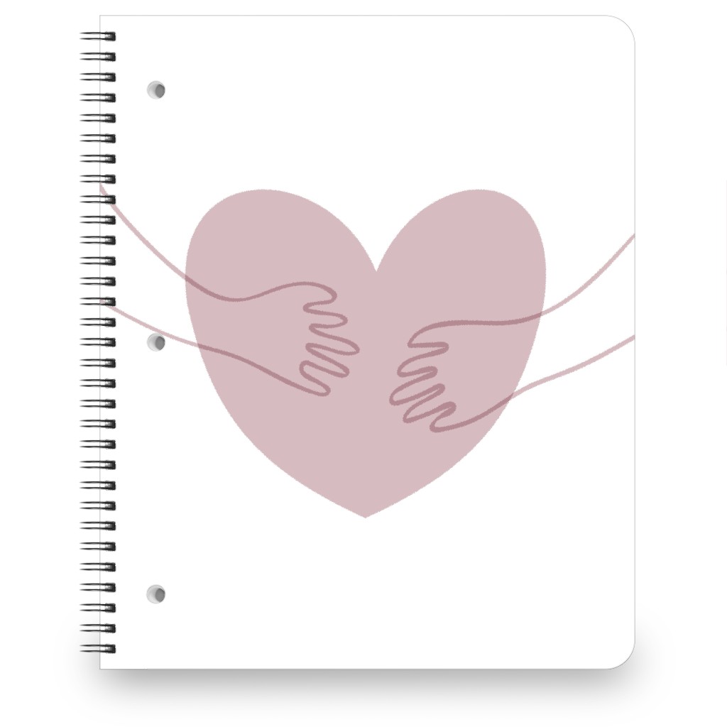 Hugs and Heart - Pink Notebook | Shutterfly
