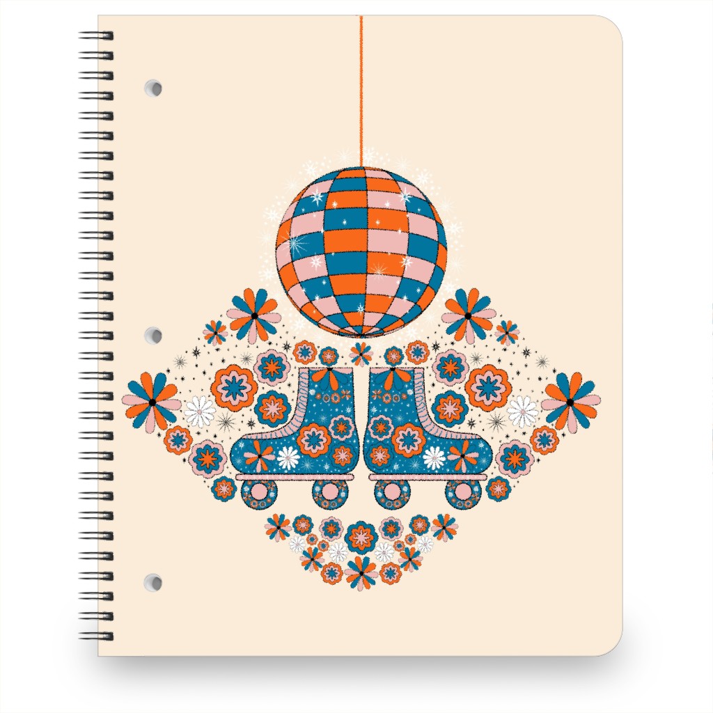 Retro 70s Roller Disco - Multi Notebook | Shutterfly