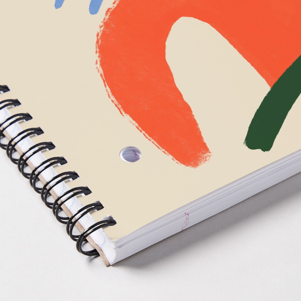 Moonscape - Multi on Beige Notebook | Shutterfly